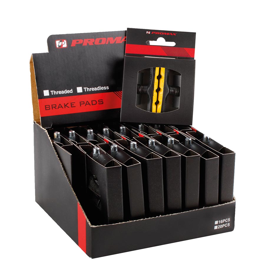Promax 70 Y T Linear Pull Pads Cartridge type V-Brake pads All weather ...