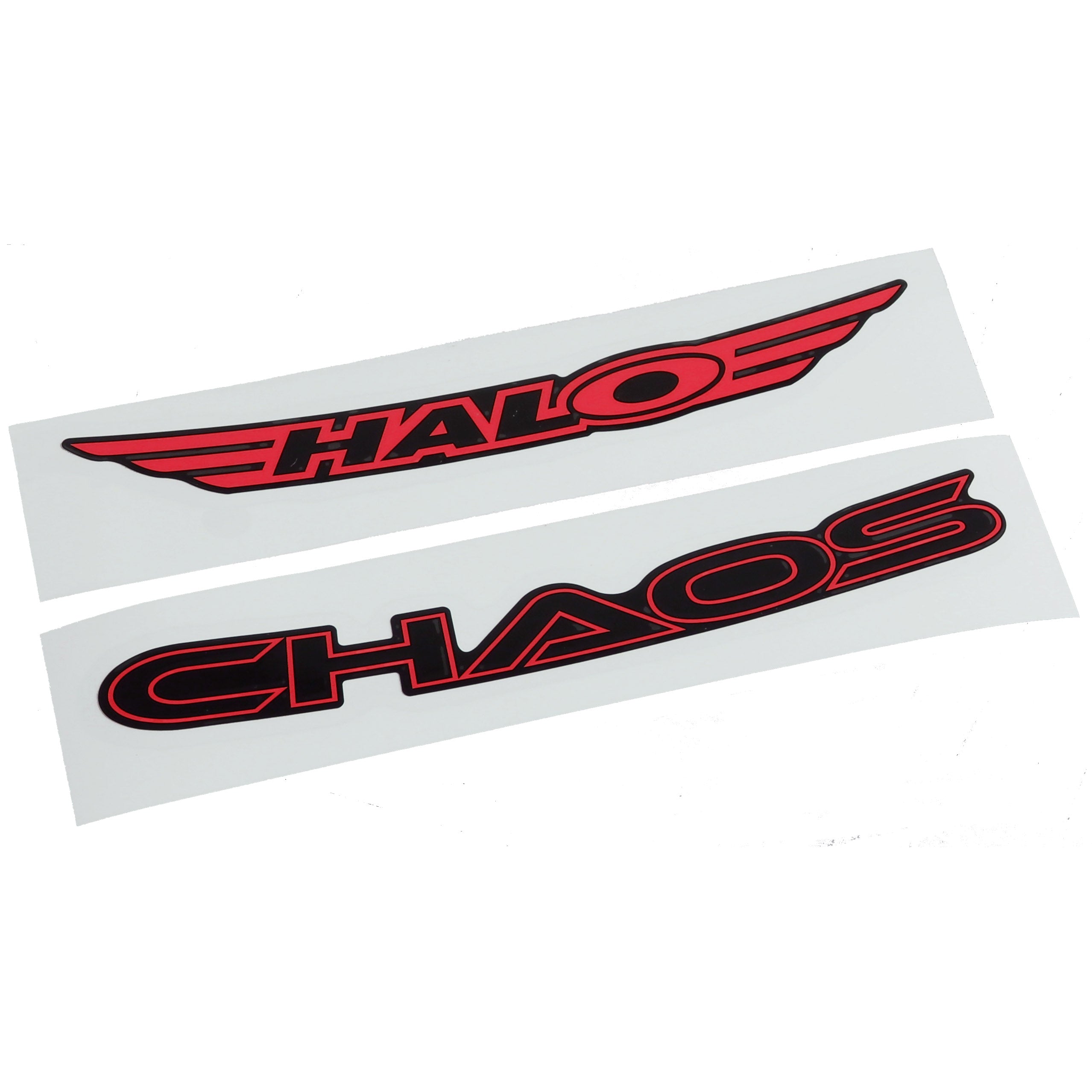 Halo Chaos Rim Decals Red | Boulder Nordic & Cycle Sport